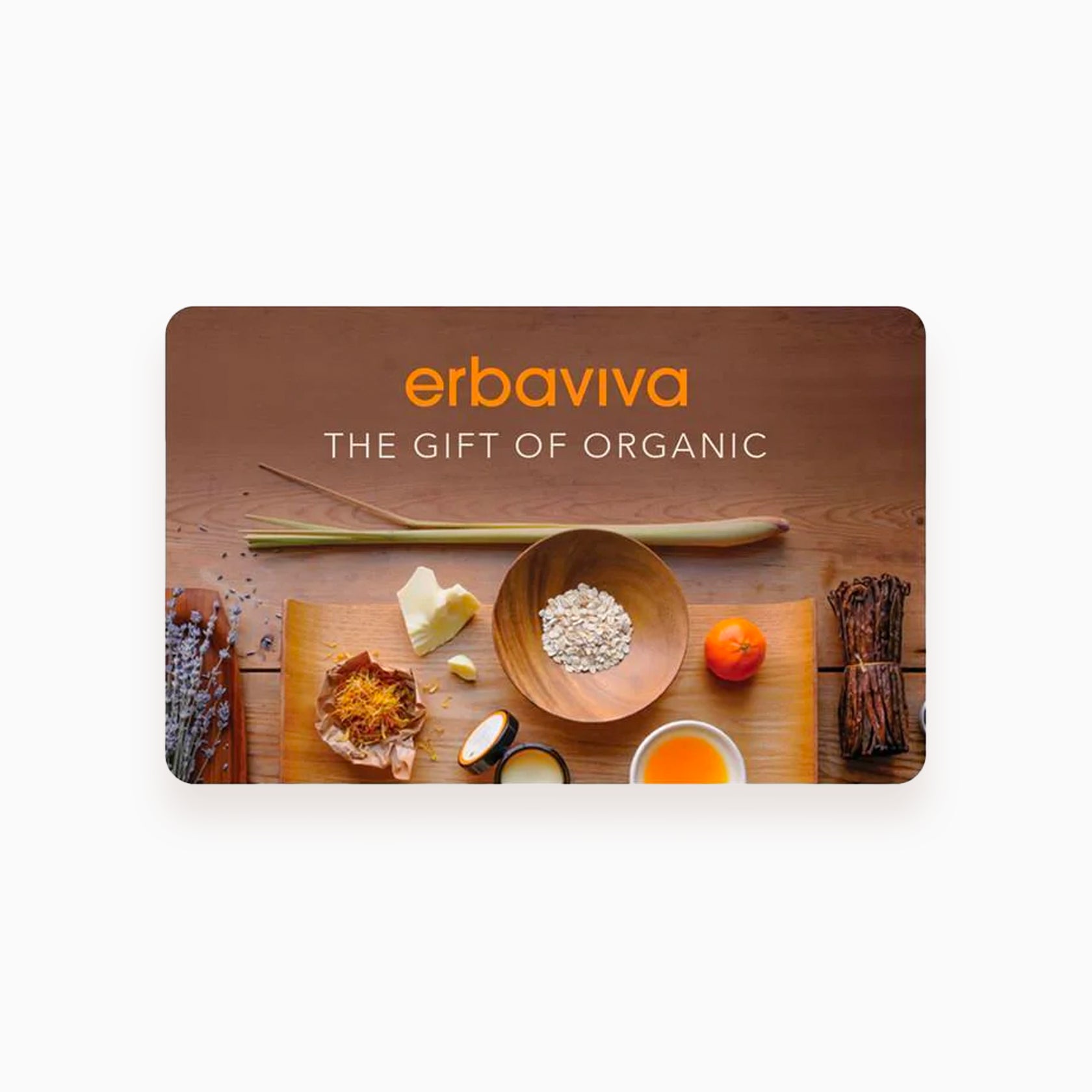 Erbaviva Gift Card - Organic Skin & Body Care Gift Idea